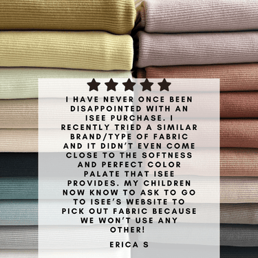 Isee Fabric: Certified Organic, USA milled knit and woven fabrics