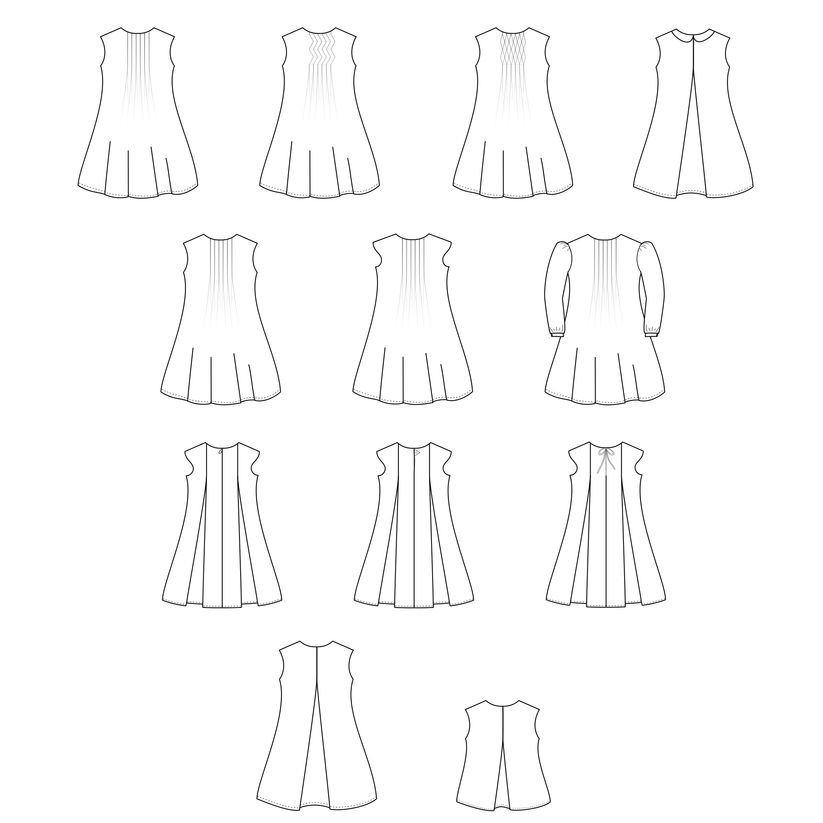 Nova Dress and Blouse Sewing Pattern